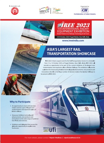 15th International Railway Equipment, Services Exhibition (IREE 2023 ...