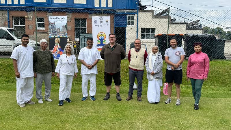 Celebrated International Day Of Yoga at Grange Cricket Club, Edinburgh ...